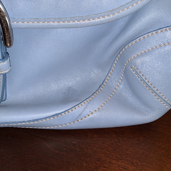 Coach | Bags | Vintage Coach Powder Blue Hobo Handbag | Poshmark